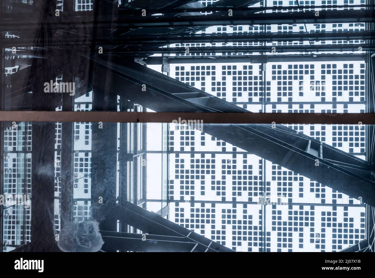 Modern Building in La Confluence District in Lyon in Auvergne-Rhone ...