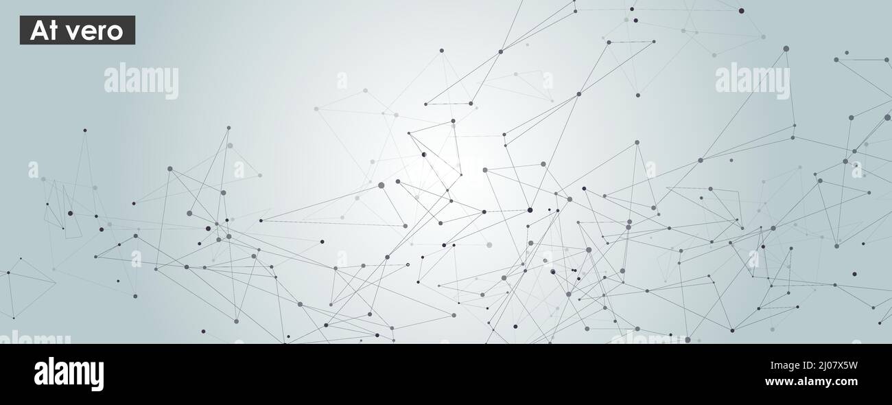 Abstract connection triangles space and low poly. Connecting dots and ... Abstract connection triangles space and low poly. Connecting dots and ...