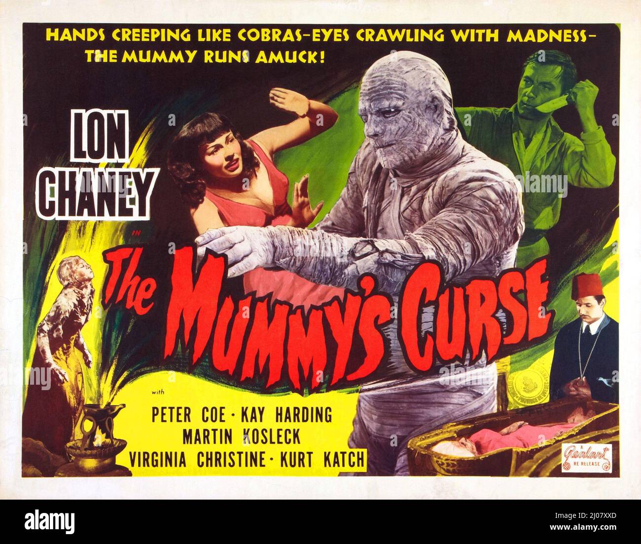 LON CHANEY JR. in THE MUMMY'S CURSE (1944), directed by LESLIE GOODWINS ...