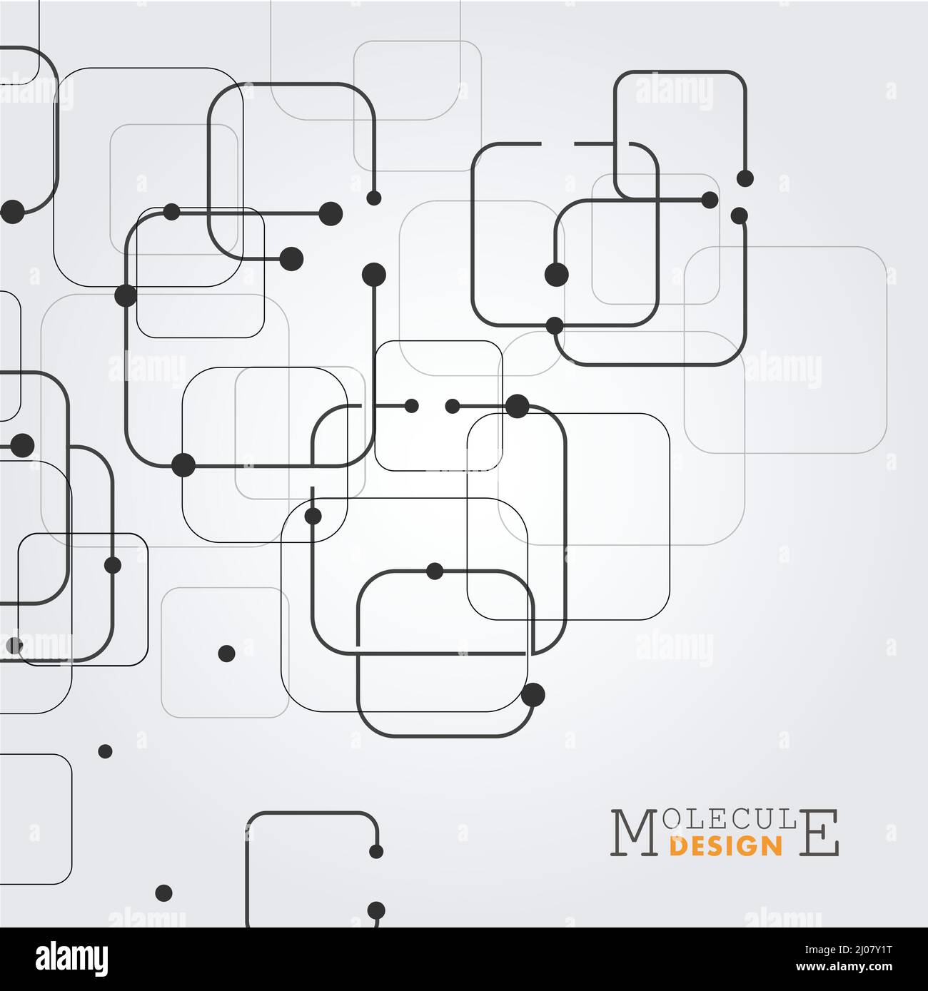 Vector simple technological background. Business computer network ...