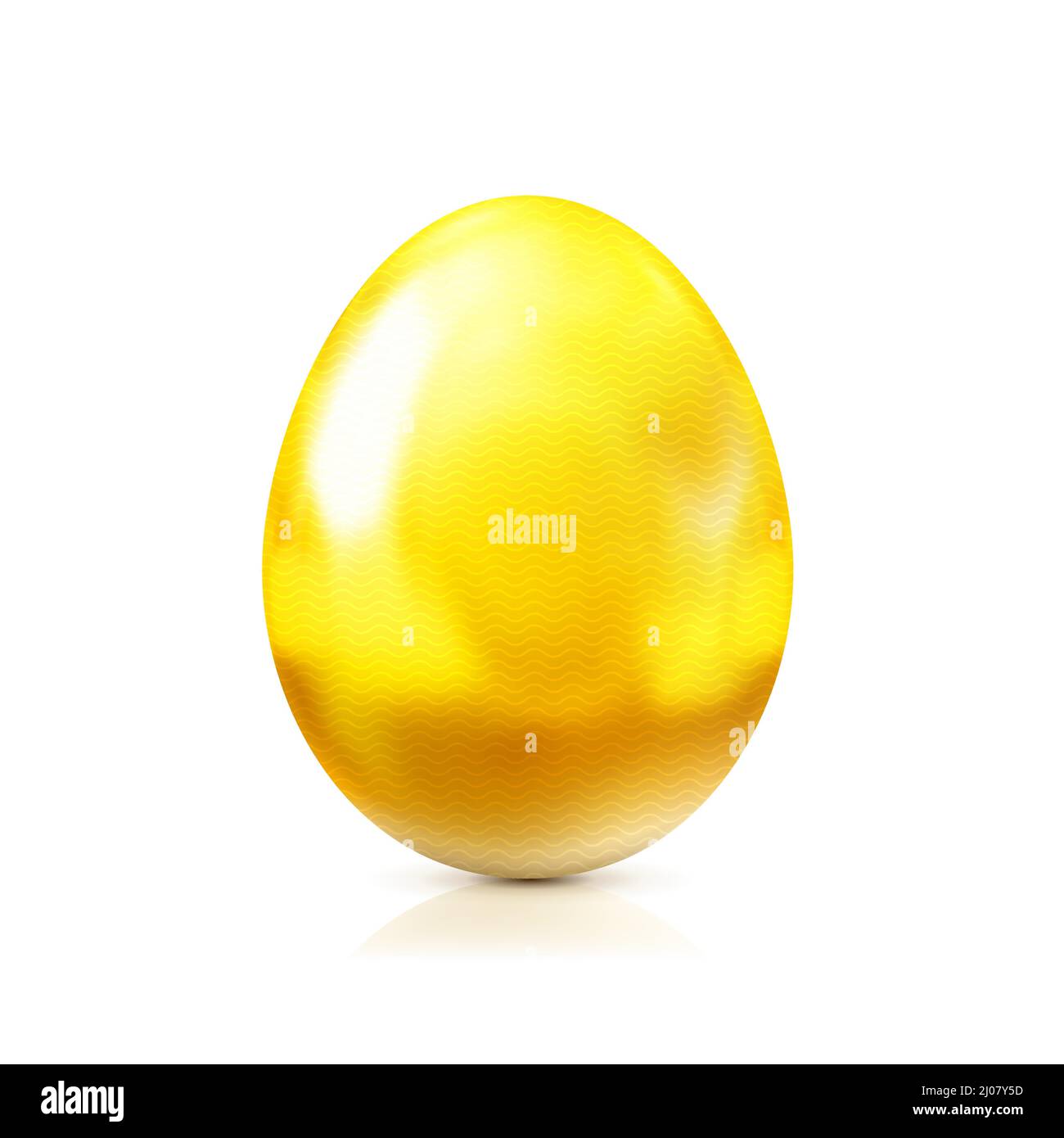 Golden egg vector illustration isolated on white background Stock ...