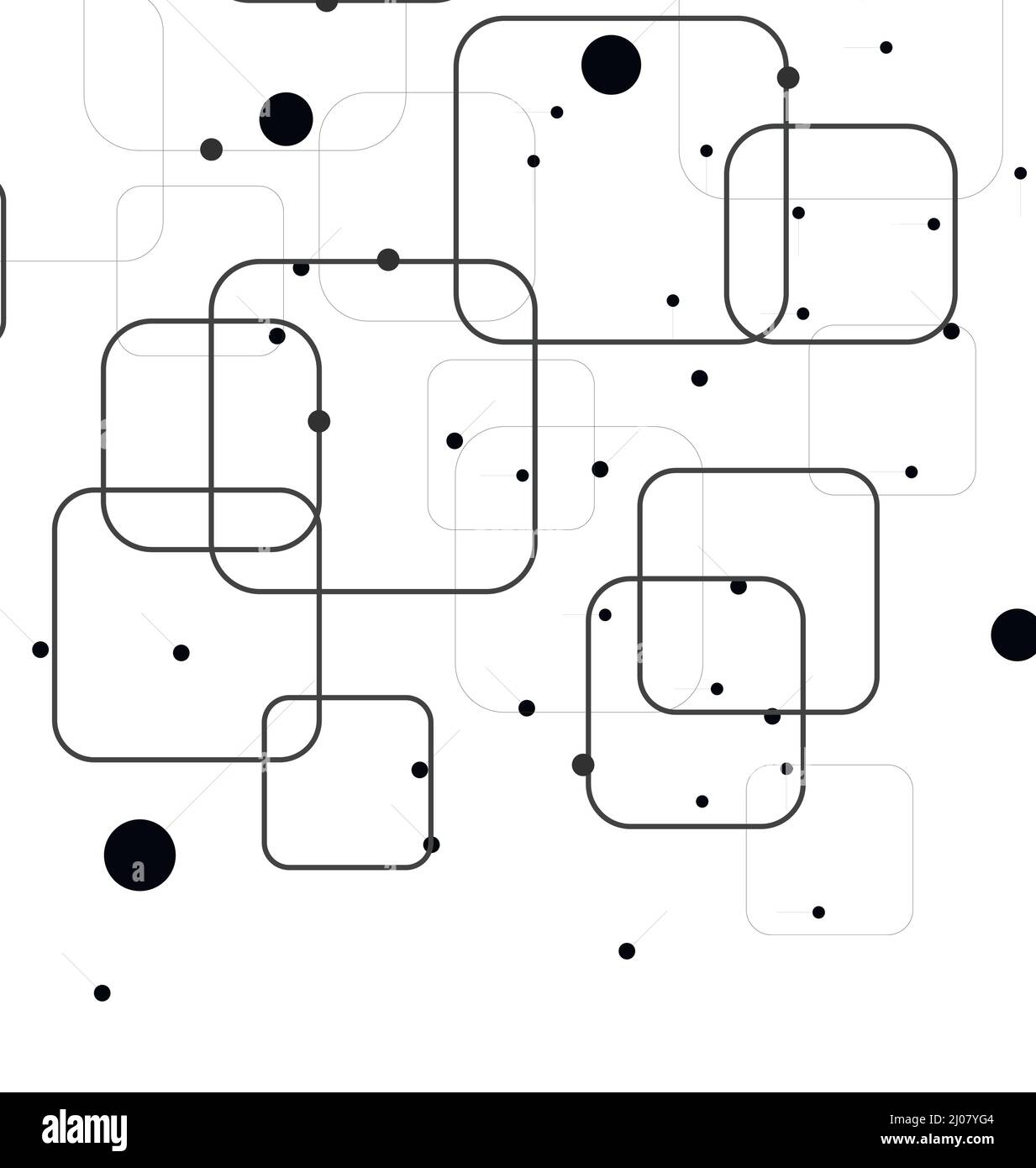 Vector chemistry web connect. Network lines graphic element design ...