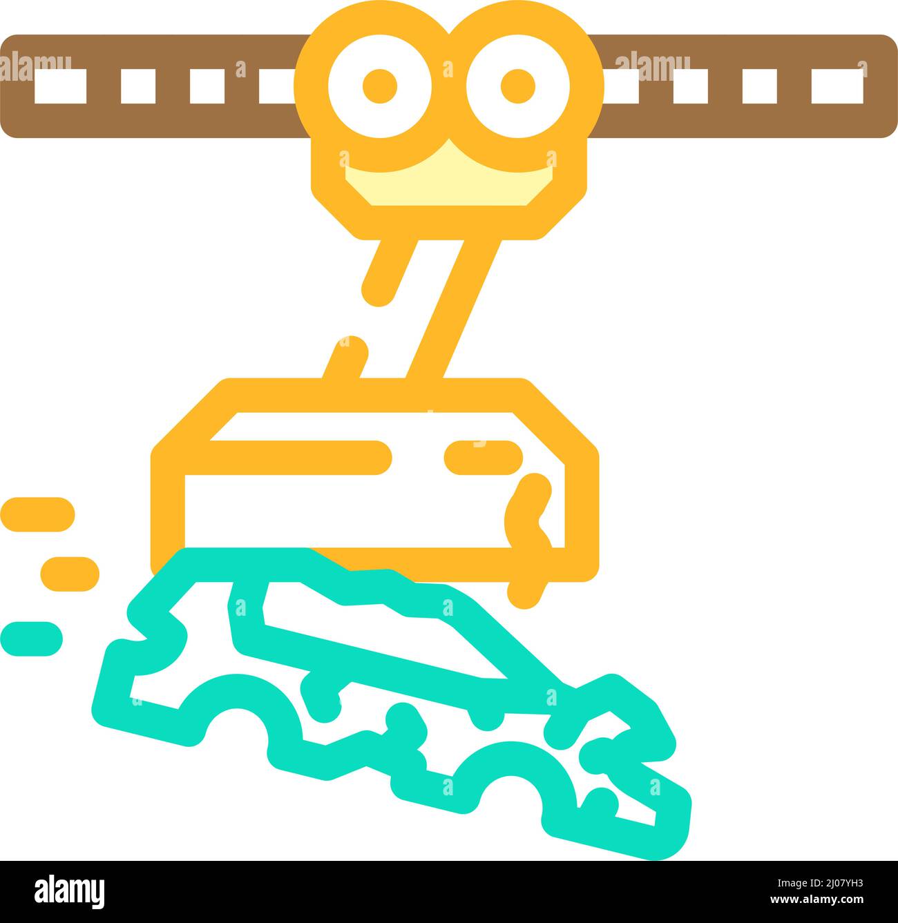 scrap metal color icon vector illustration Stock Vector Image & Art - Alamy