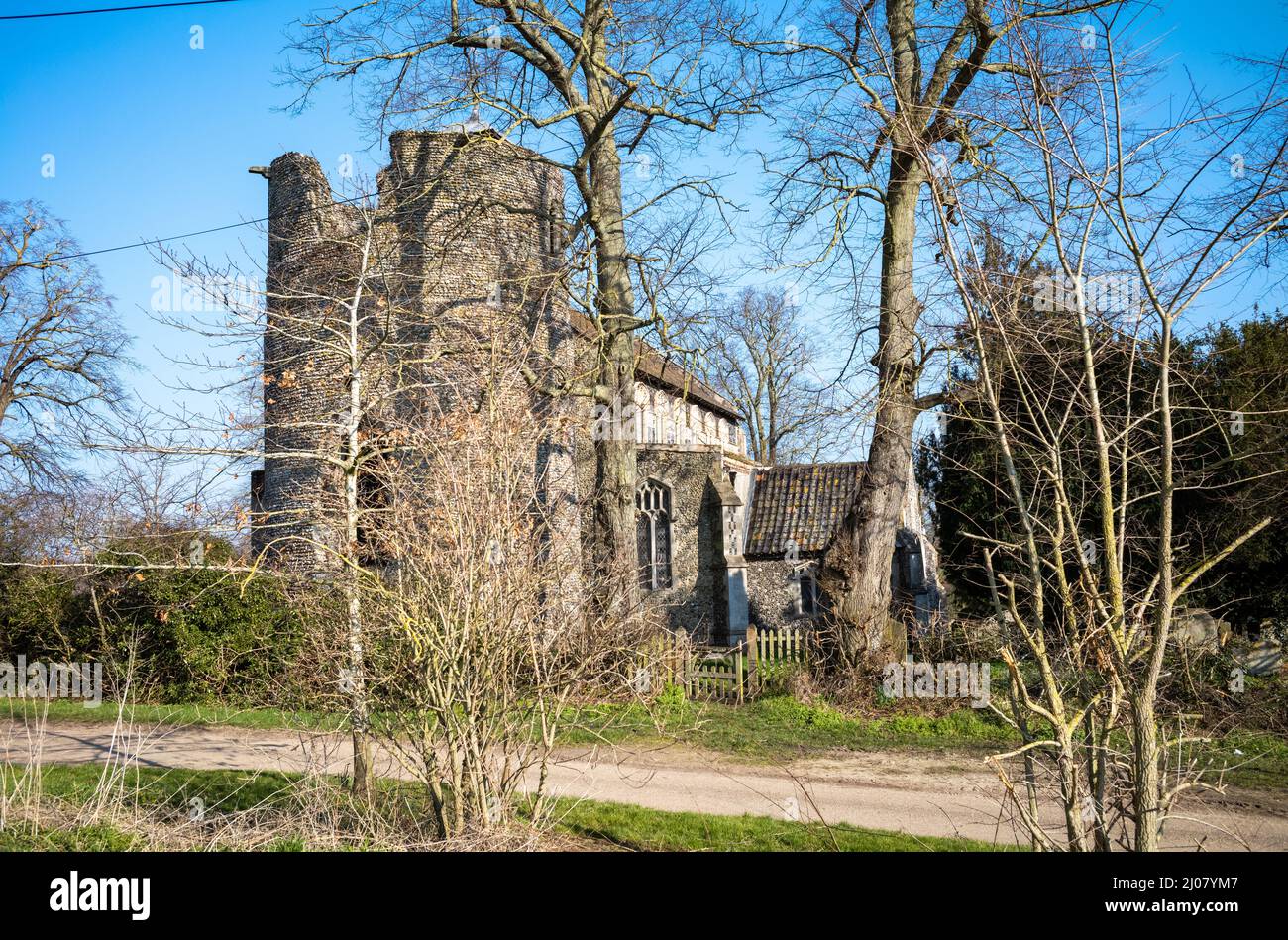 St Mary's Church, a Church of England Parish church in Wortham, Norfolk ...