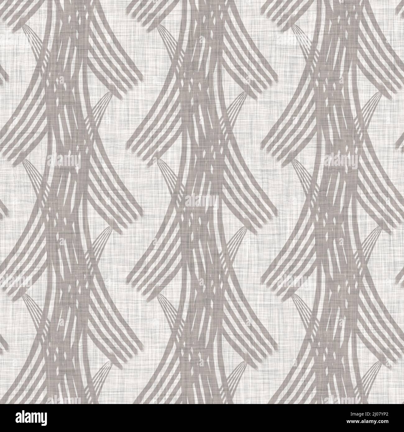 Seamless French country kitchen stripe fabric pattern print. Grey white ...