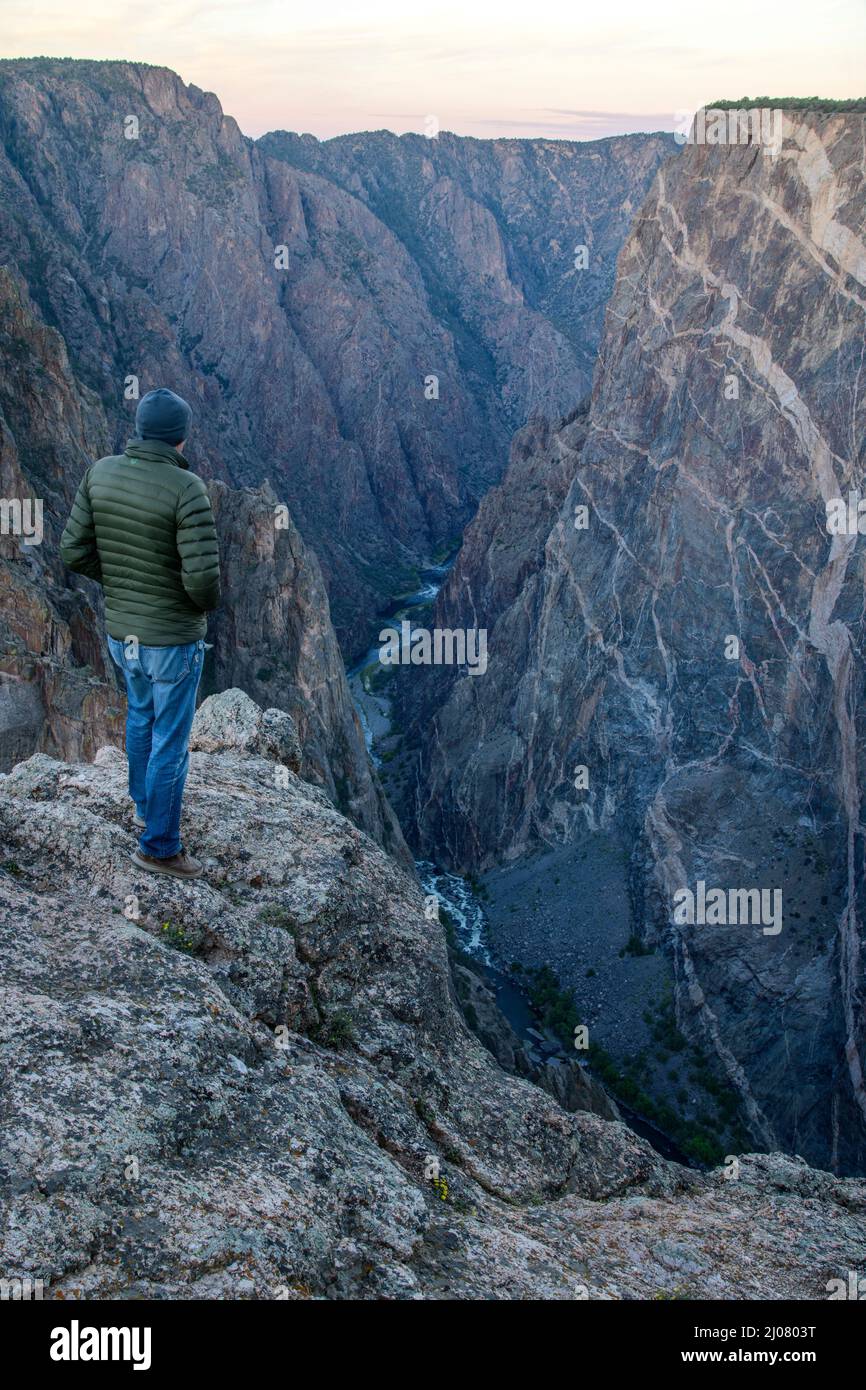 Colorado back canyon of the gunnison hi-res stock photography and ...