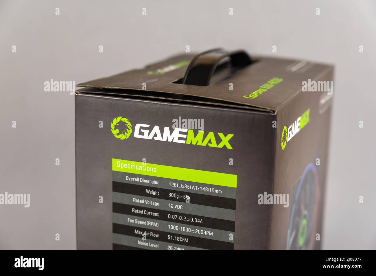 New GameMax Gamma 500 RGB cpu cooler for desktop computer. Cardboard ...