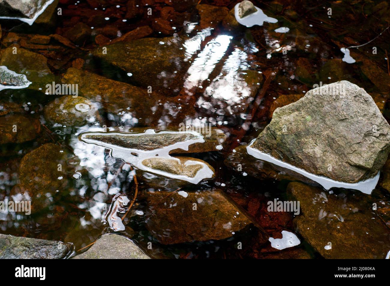 Hiking along water rocks hi-res stock photography and images - Alamy
