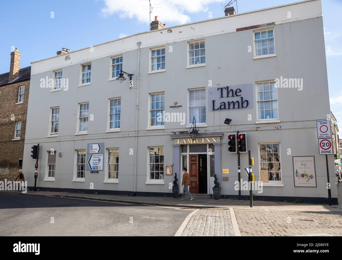 The Lamb Hotel in Ely Stock Photo - Alamy