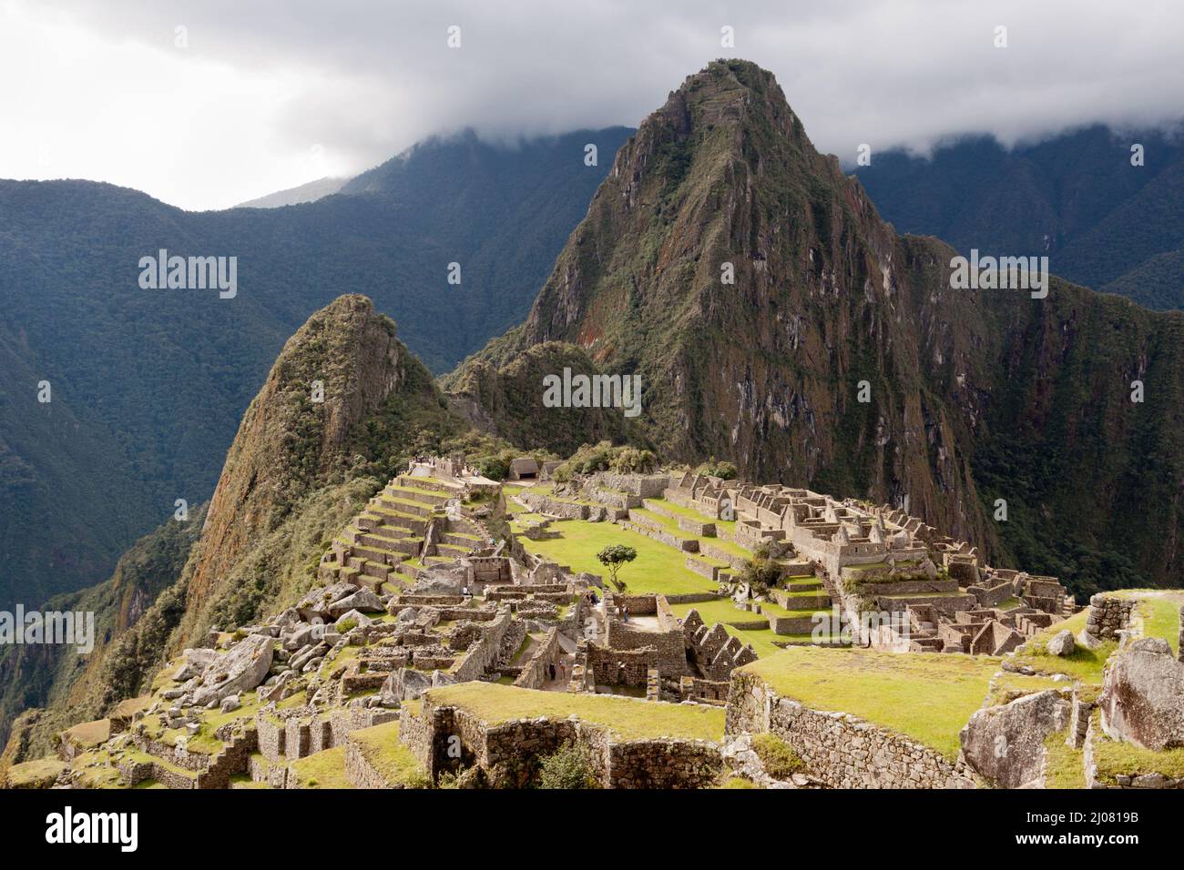 Ancient Inca City of Machu Picchu, ruins of the Machu Picchu Sanctuary ...