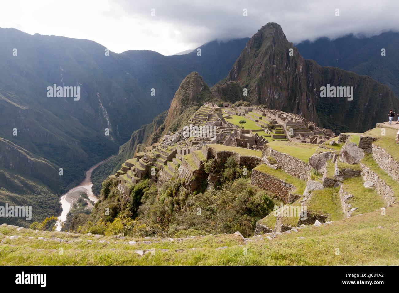 Ancient Inca City of Machu Picchu, ruins of the Machu Picchu Sanctuary ...