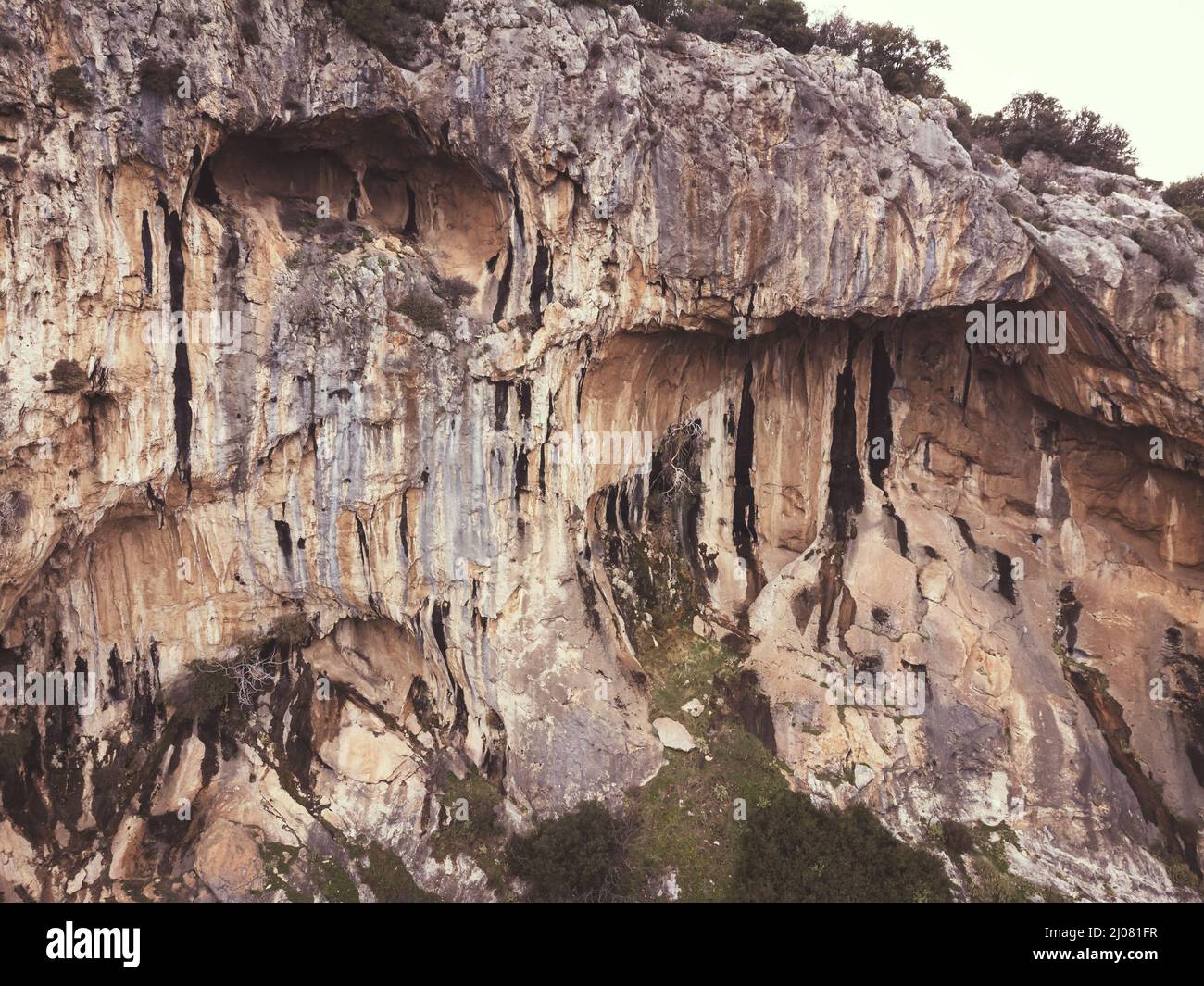 Rocks and caves background Stock Photo - Alamy