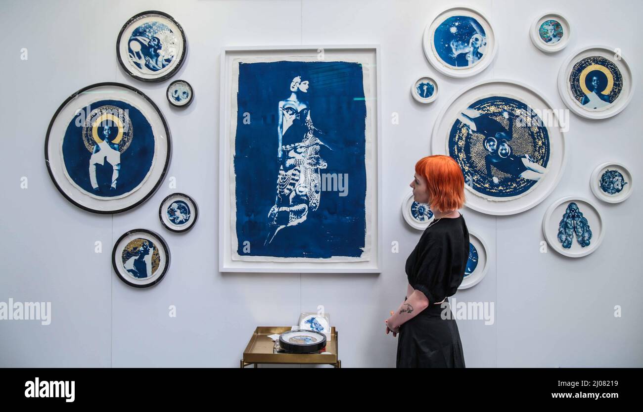 London UK 17 March 2022 Chloe Mccarrick The other art fair at the old ...