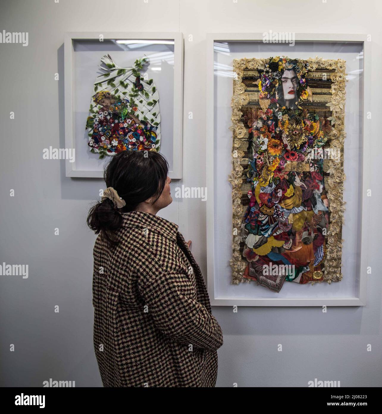 London UK 17 March 2022 Danic Lago Brazilian Artist The other art fair ...