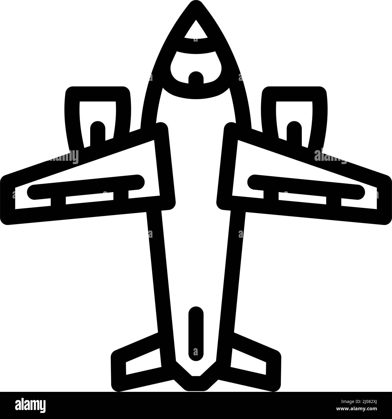 airplane transport line icon vector illustration Stock Vector Image ...