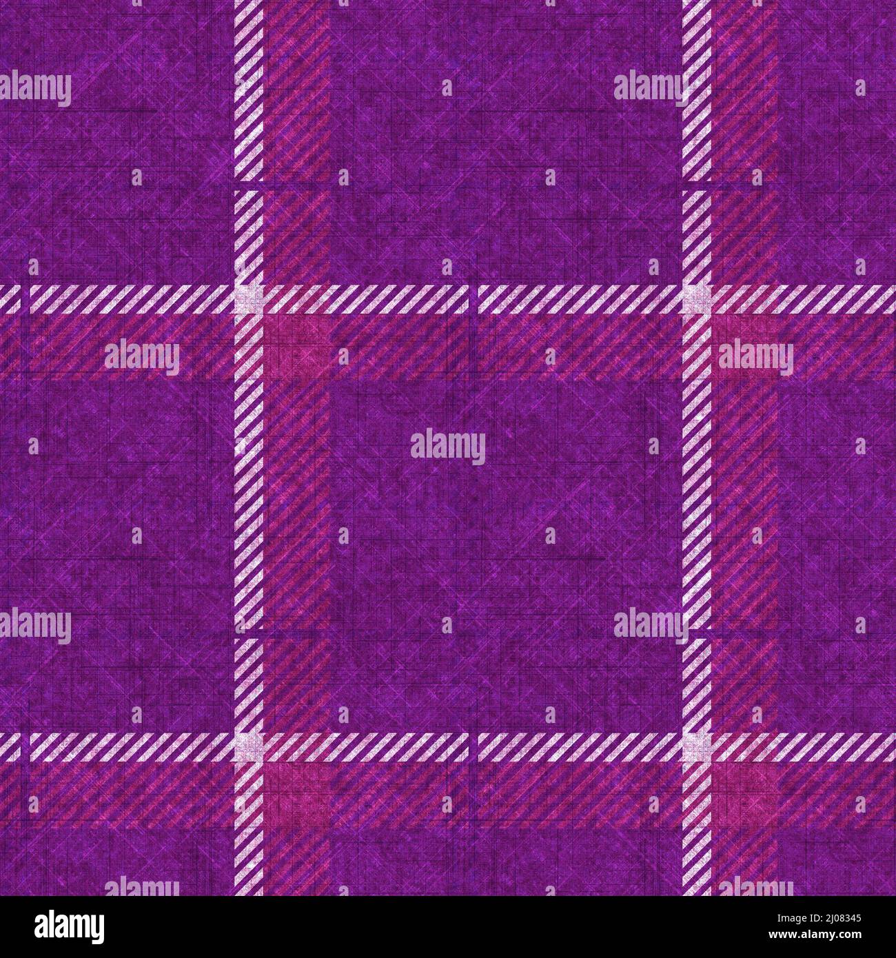 Bright pink summer woven plaid texture. Seamless woollen feminine style ...