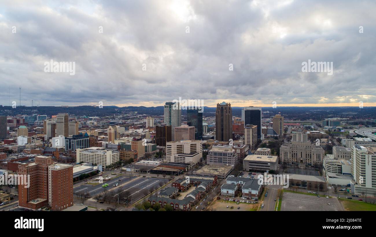 Rain over birmingham skyline hi-res stock photography and images - Alamy