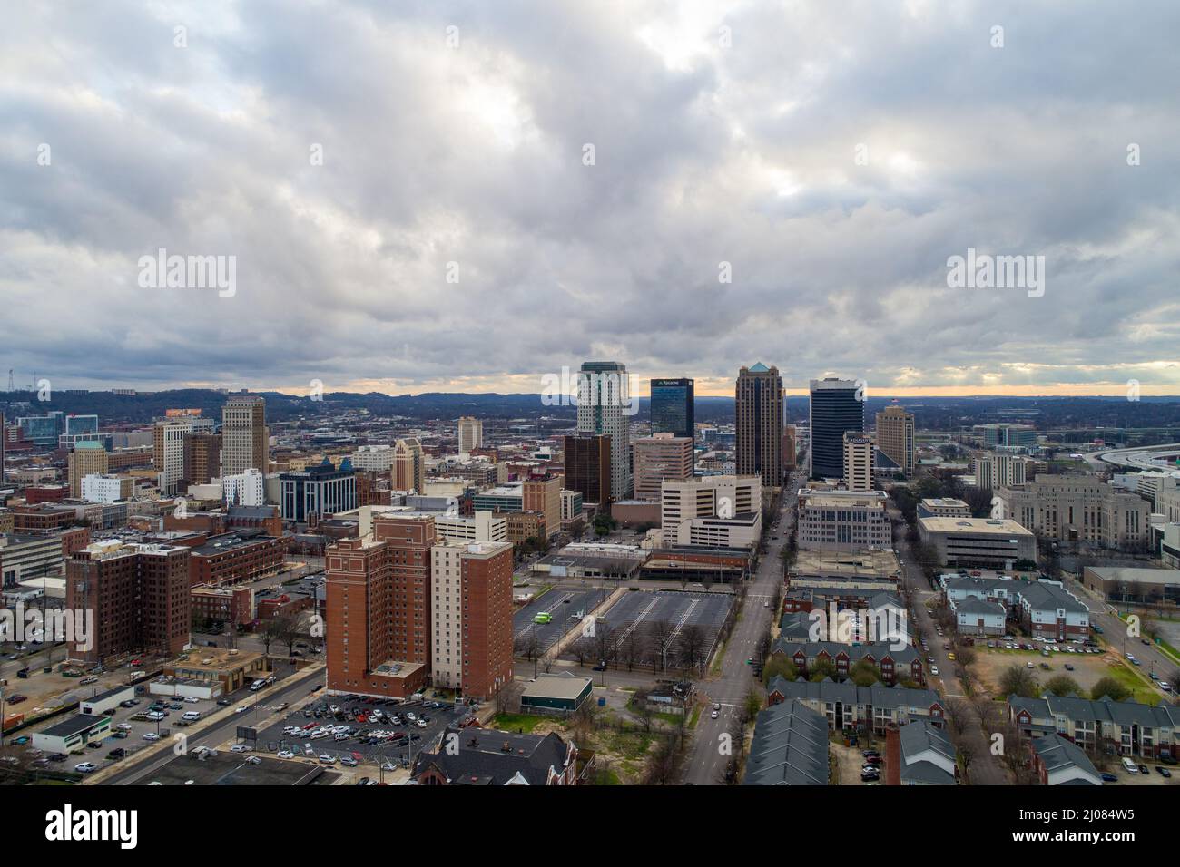 Birmingham aerial horizon hi-res stock photography and images - Alamy