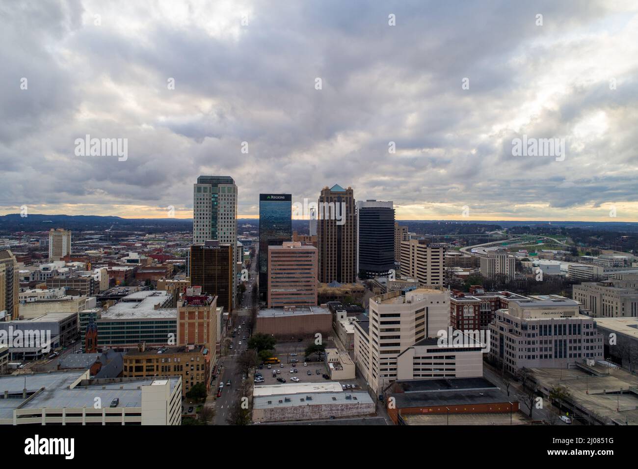 Birmingham aerial horizon hi-res stock photography and images - Alamy