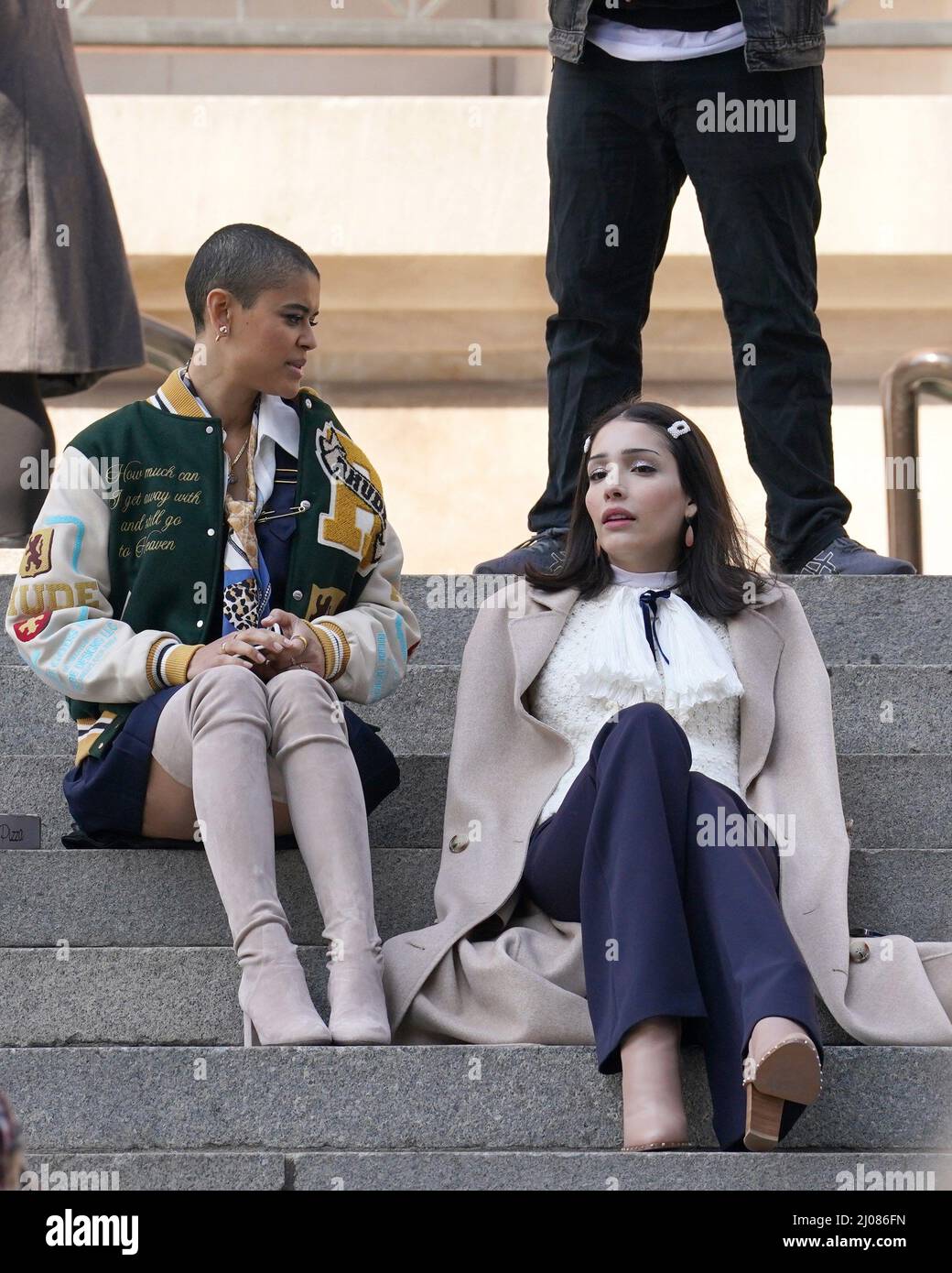 New York, NY, USA. 16th Mar, 2022. Jordan Alexander, Zion Moreno on ...