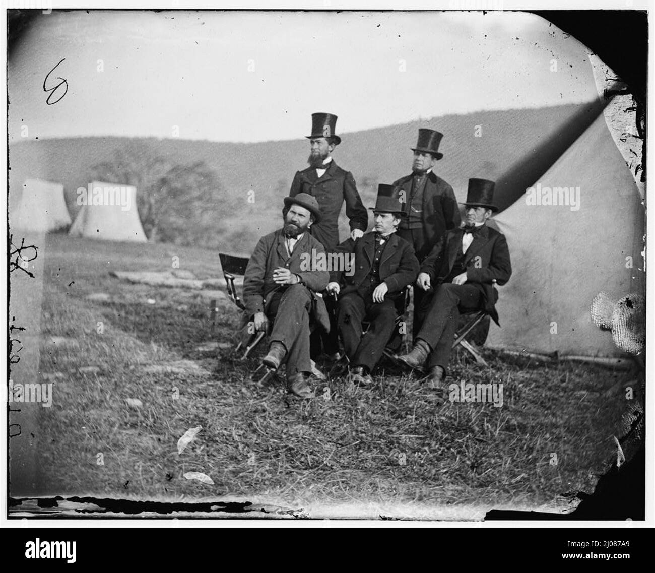 Vintage photo from the American Civil War 1860s Stock Photo - Alamy