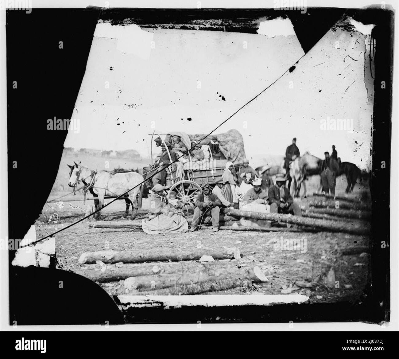 Vintage photo from the American Civil War 1860s Stock Photo - Alamy
