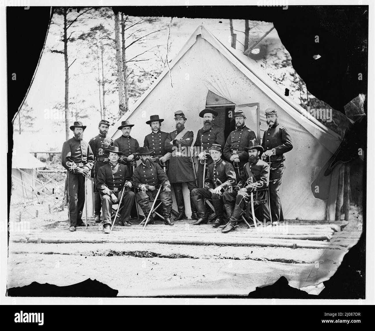 Vintage photo from the American Civil War 1860s Stock Photo - Alamy