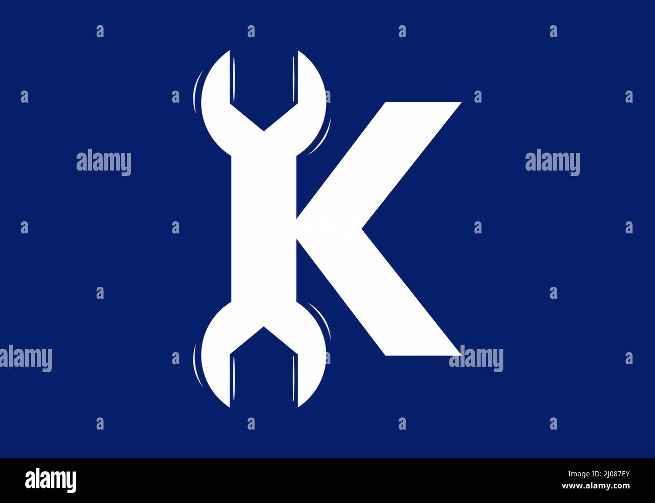 Letter k tools Stock Vector Images - Alamy