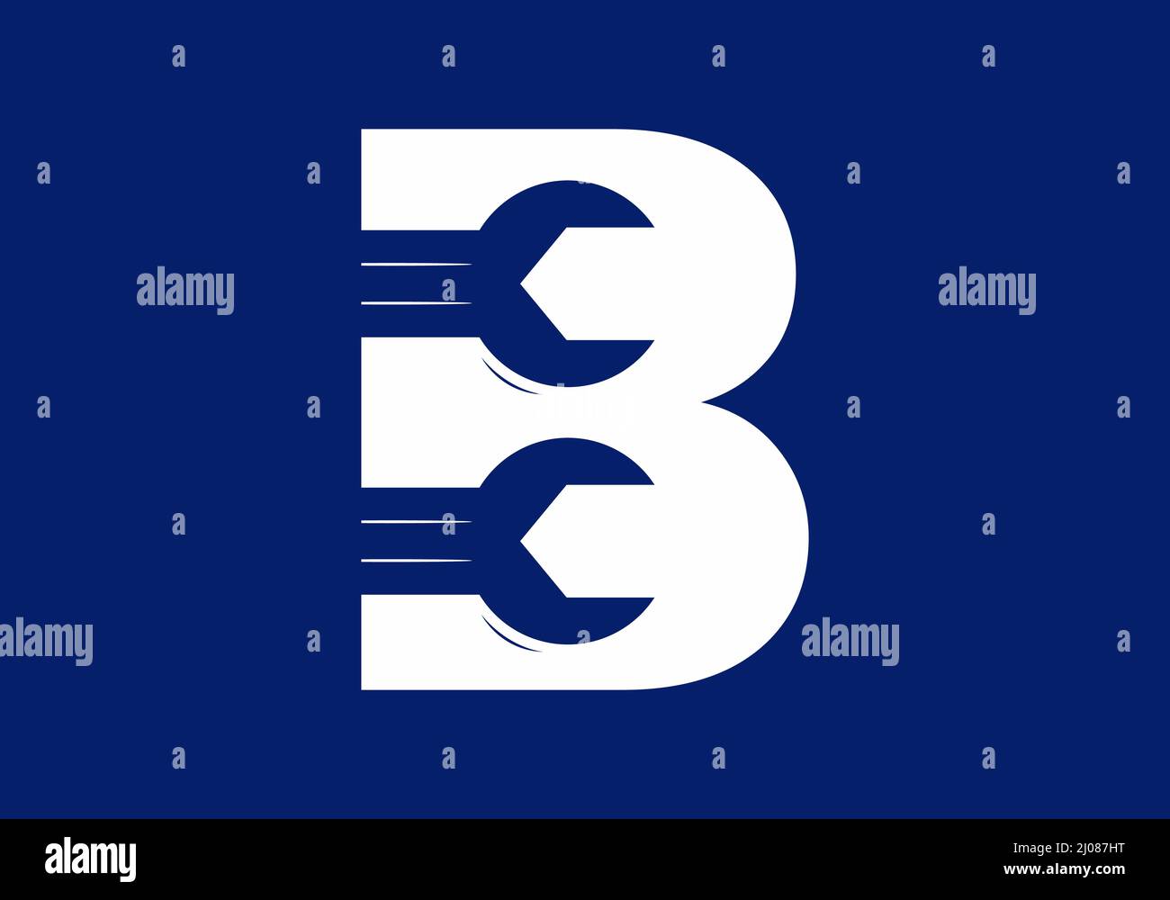 B mechanical logo hi-res stock photography and images - Alamy