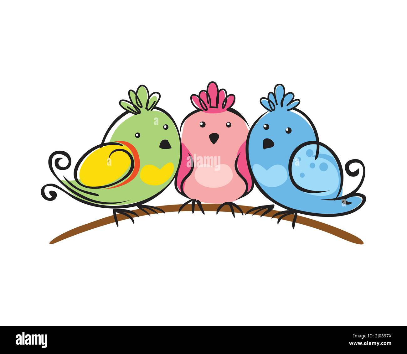 Perching bird species Cut Out Stock Images & Pictures - Alamy