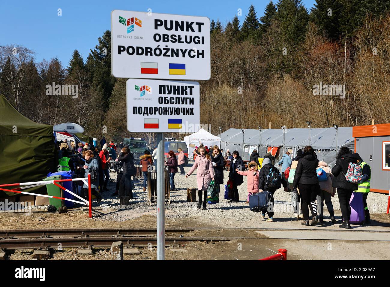 Border checkpoint in kroscienko hi-res stock photography and images - Alamy