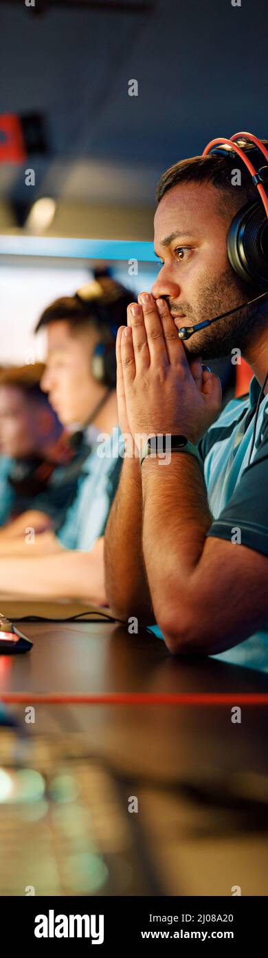Professional gamer participates in hi-res stock photography and images ...