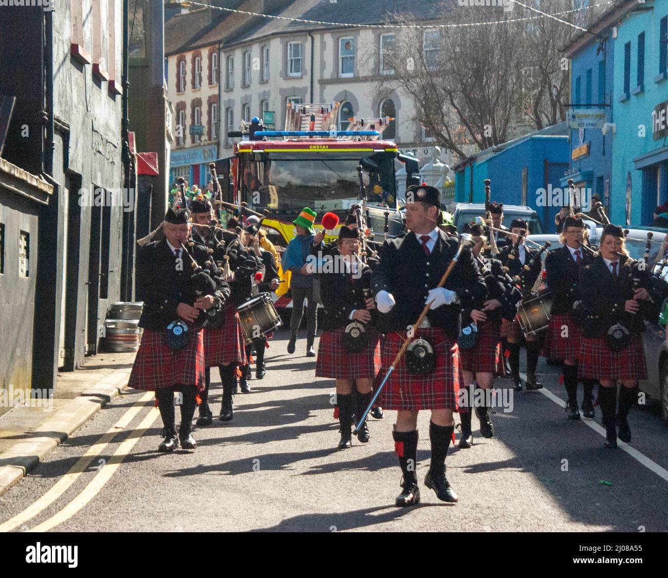Bantry, West Cork, Ireland, Thursday 17 Mar, 2022; Bantry held it's ...