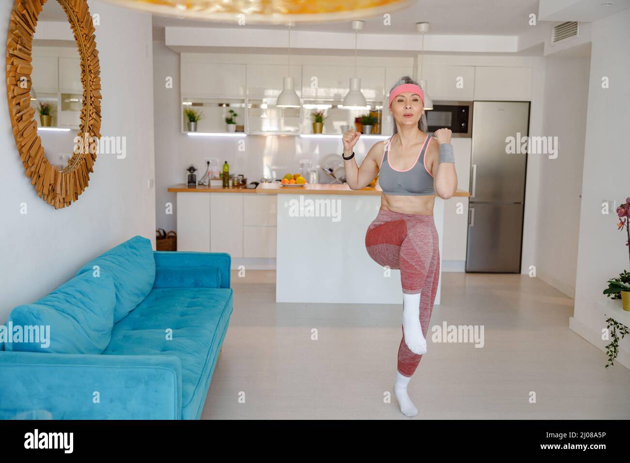 Exercise in your room hi-res stock photography and images - Alamy