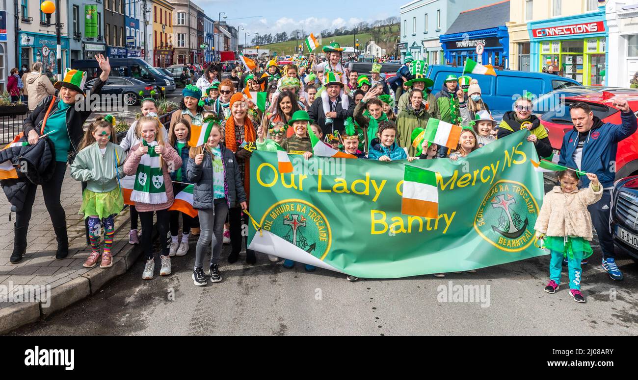 Bantry, West Cork, Ireland. 17th Mar, 2022. Bantry town held its first ...
