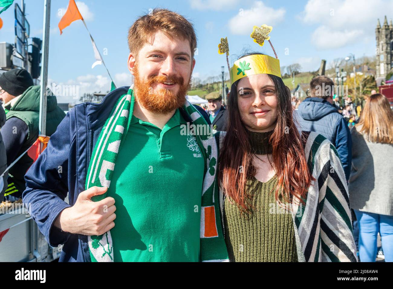 Bantry, West Cork, Ireland. 17th Mar, 2022. Bantry town held its first ...