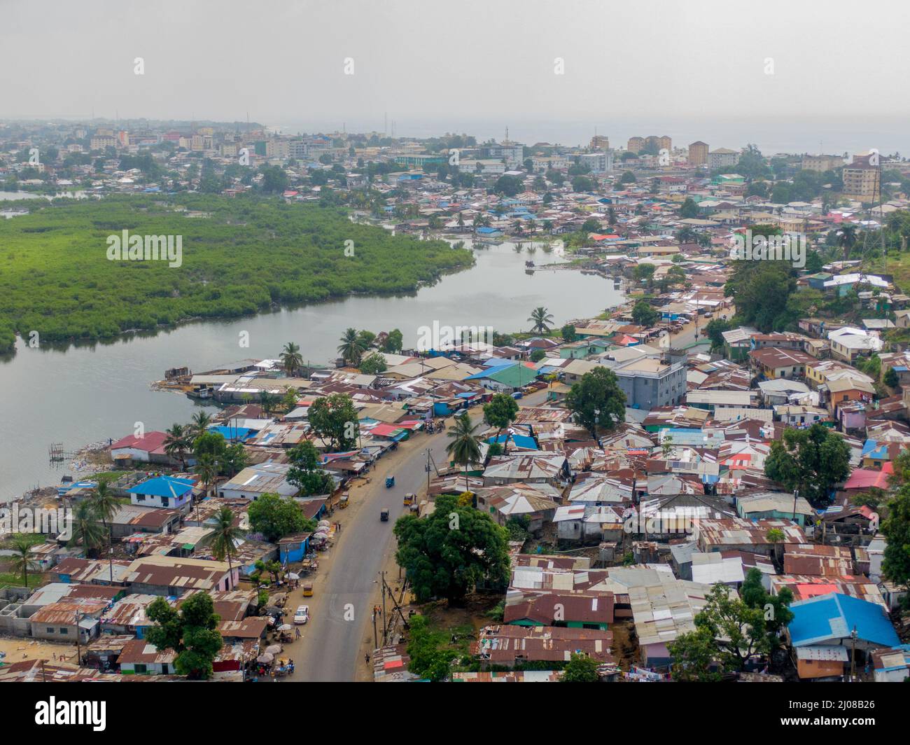 Liberia monrovia city view hi-res stock photography and images - Alamy