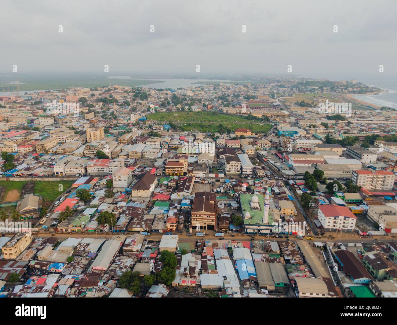 Liberia monrovia city view hi-res stock photography and images - Alamy