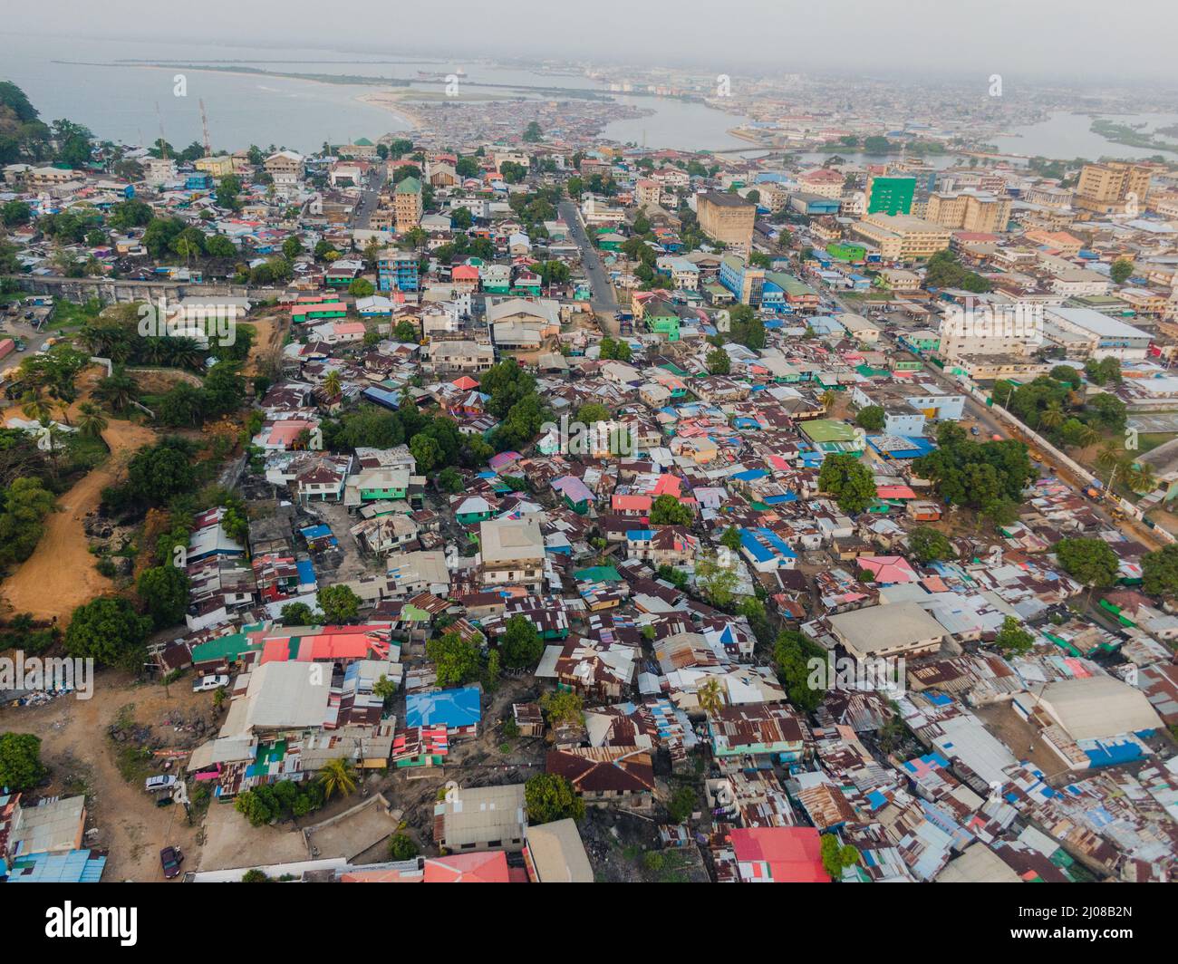 Liberia monrovia city view hi-res stock photography and images - Alamy