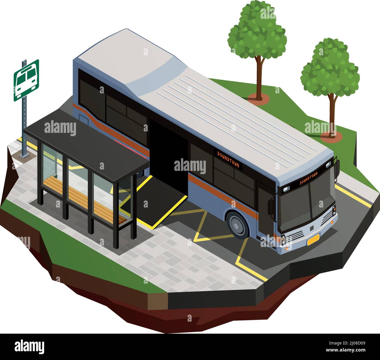 Public Transport System Stock Vector Images - Alamy