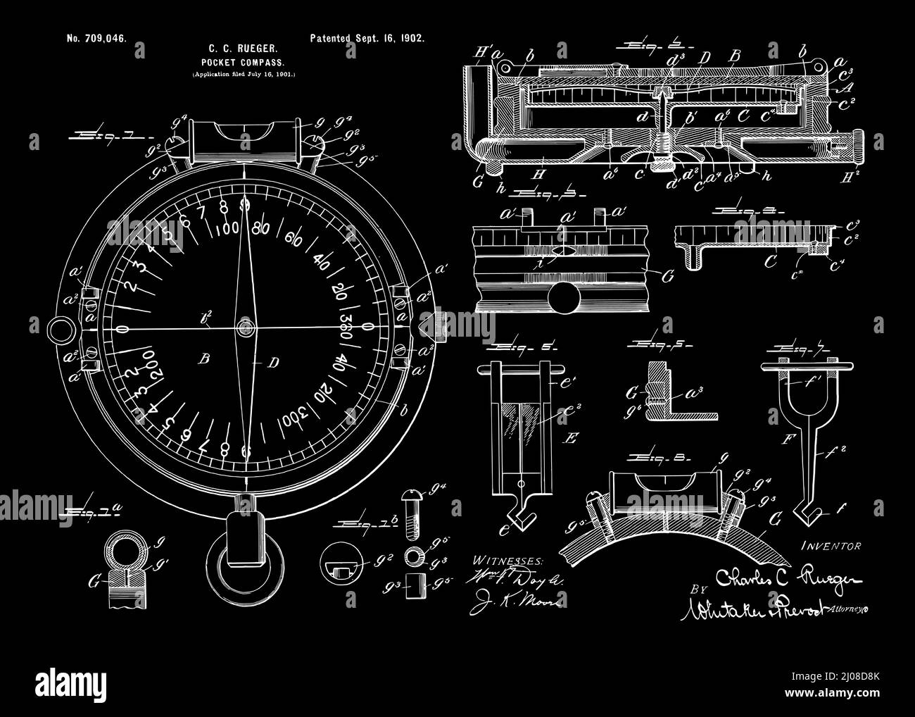 Old antique pocket compass hi-res stock photography and images - Alamy