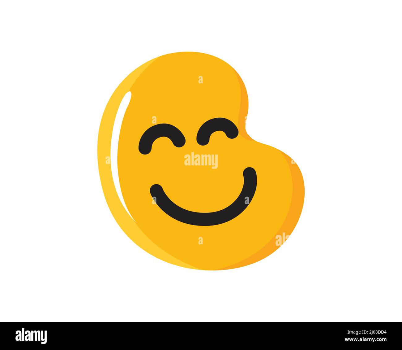 Young bean plants Stock Vector Images - Alamy