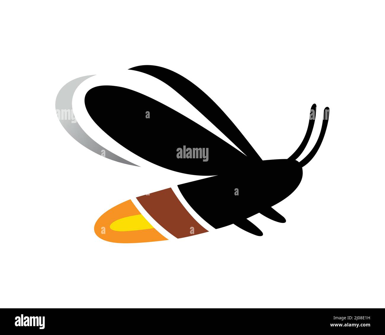 Shiny Firefly or Glowing Firefly Illustration Stock Vector Image & Art ...