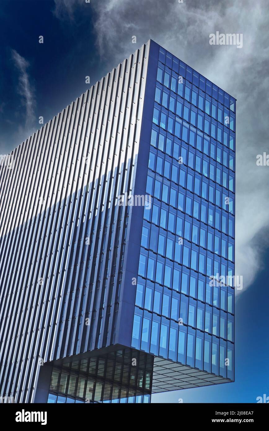 Düsseldorf, Germany - March 9. 2022: View on geometric rectangular ...