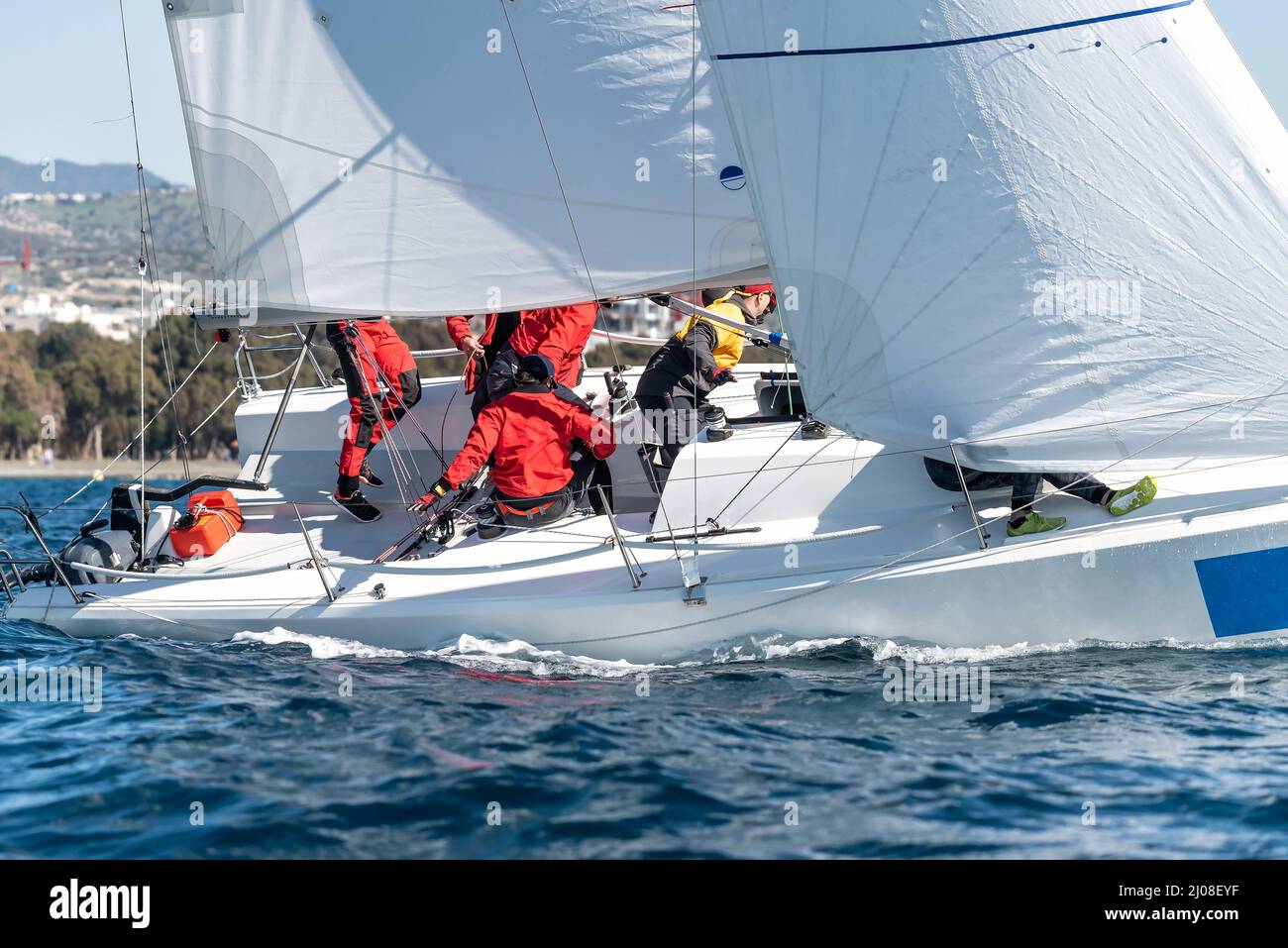 Crew sailing hi-res stock photography and images - Alamy