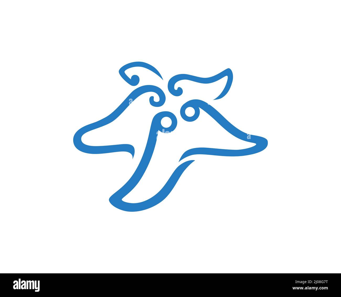 Blue starfish ornamental Stock Vector Images - Alamy