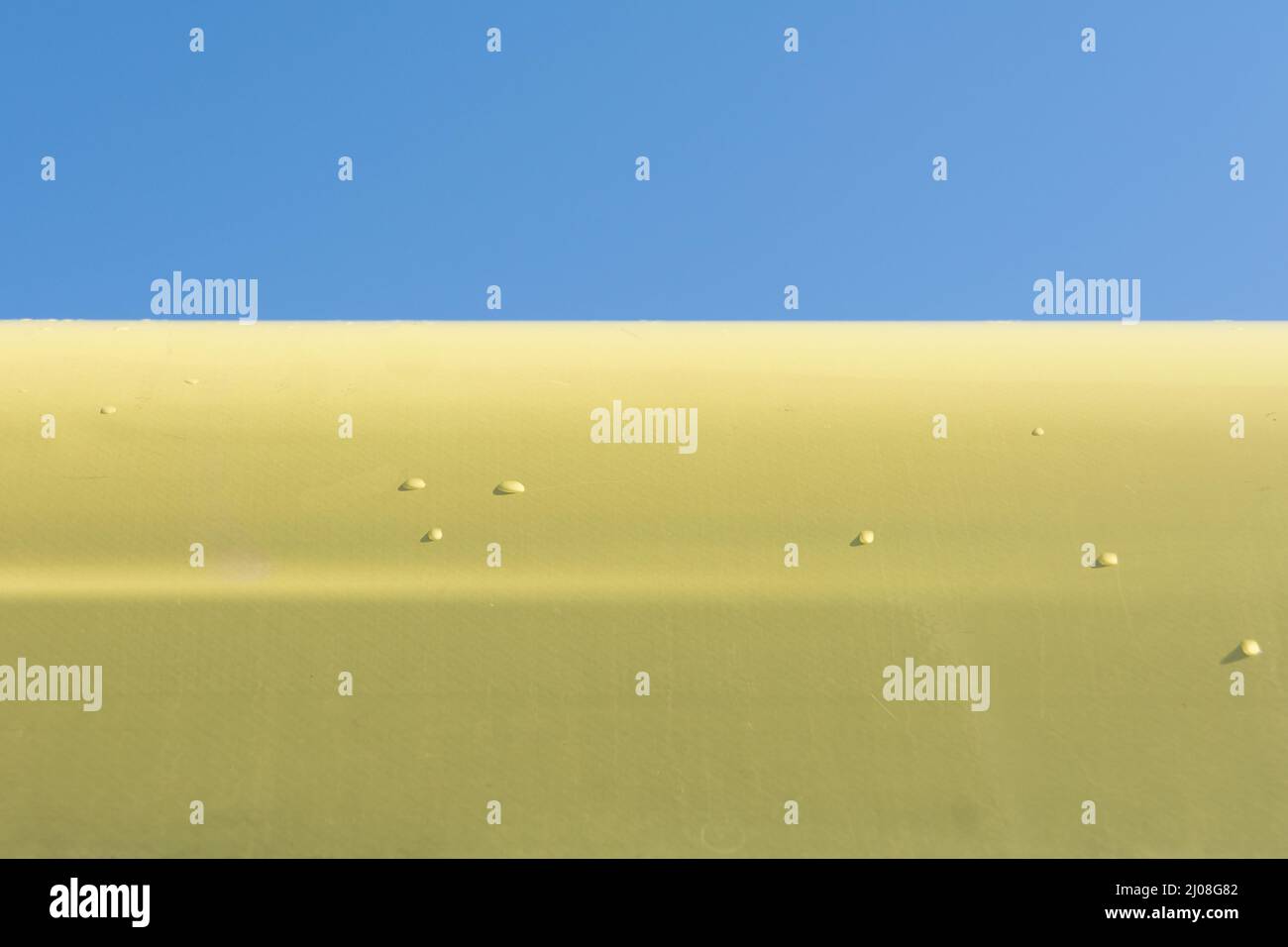 Ukrainian flag - blue sky and yellow fields symbolism Stock Photo - Alamy