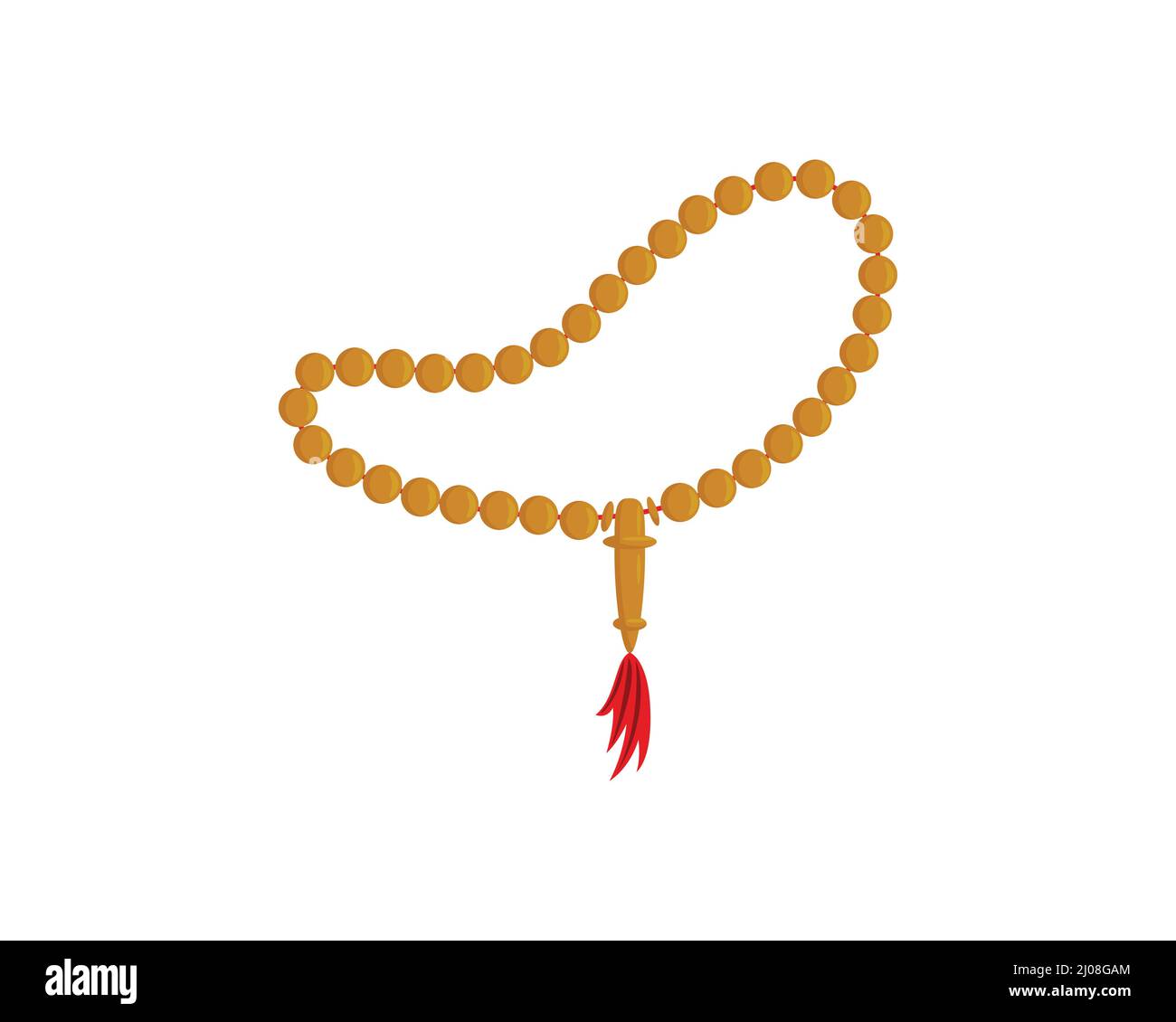 Muslim Tasbeeh and Spirituality Symbol Illustration Stock Vector Image ...