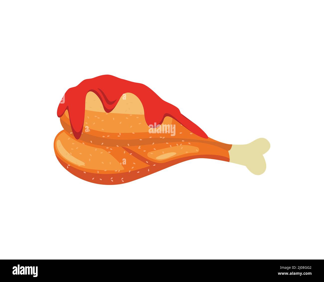 Poultry meat sauce served Cut Out Stock Images & Pictures - Alamy