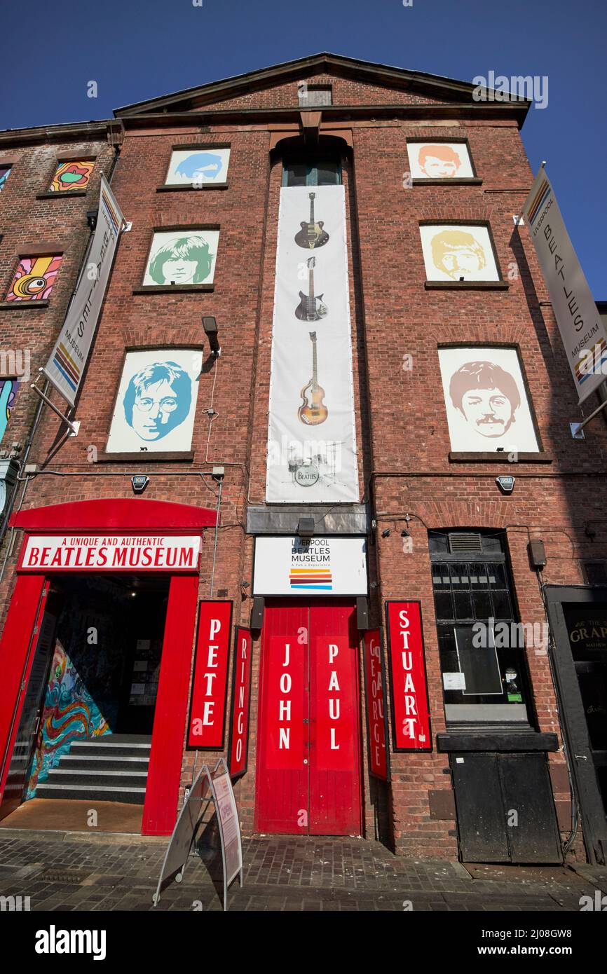 liverpool beatles museum mathew street liverpool, england, uk Stock ...